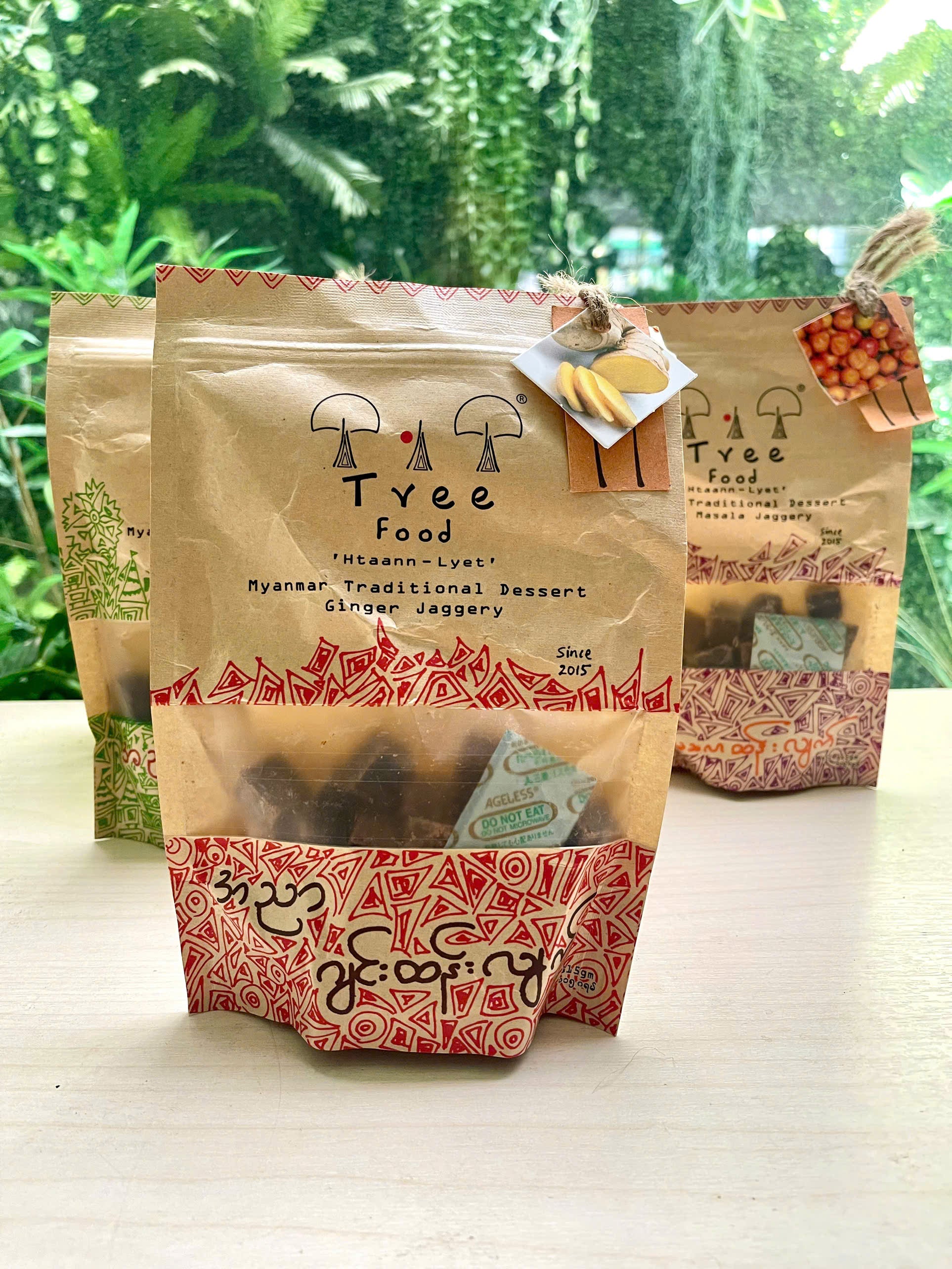 Myanmar Traditional Dessert Jaggery Tamarind/ Ginger/ Plum Masala 115G ...