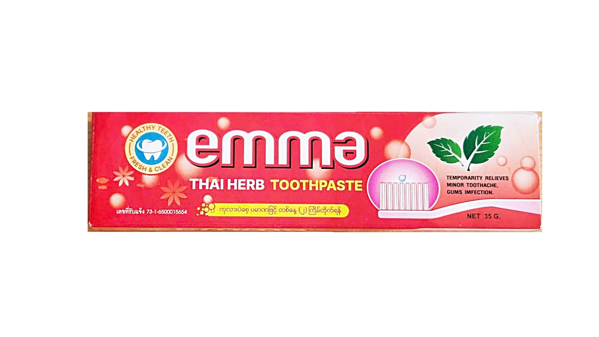Thai Herb Toothpaste - Reduce Mouth Odor & Enhance Fresh Breath- Myanm ...