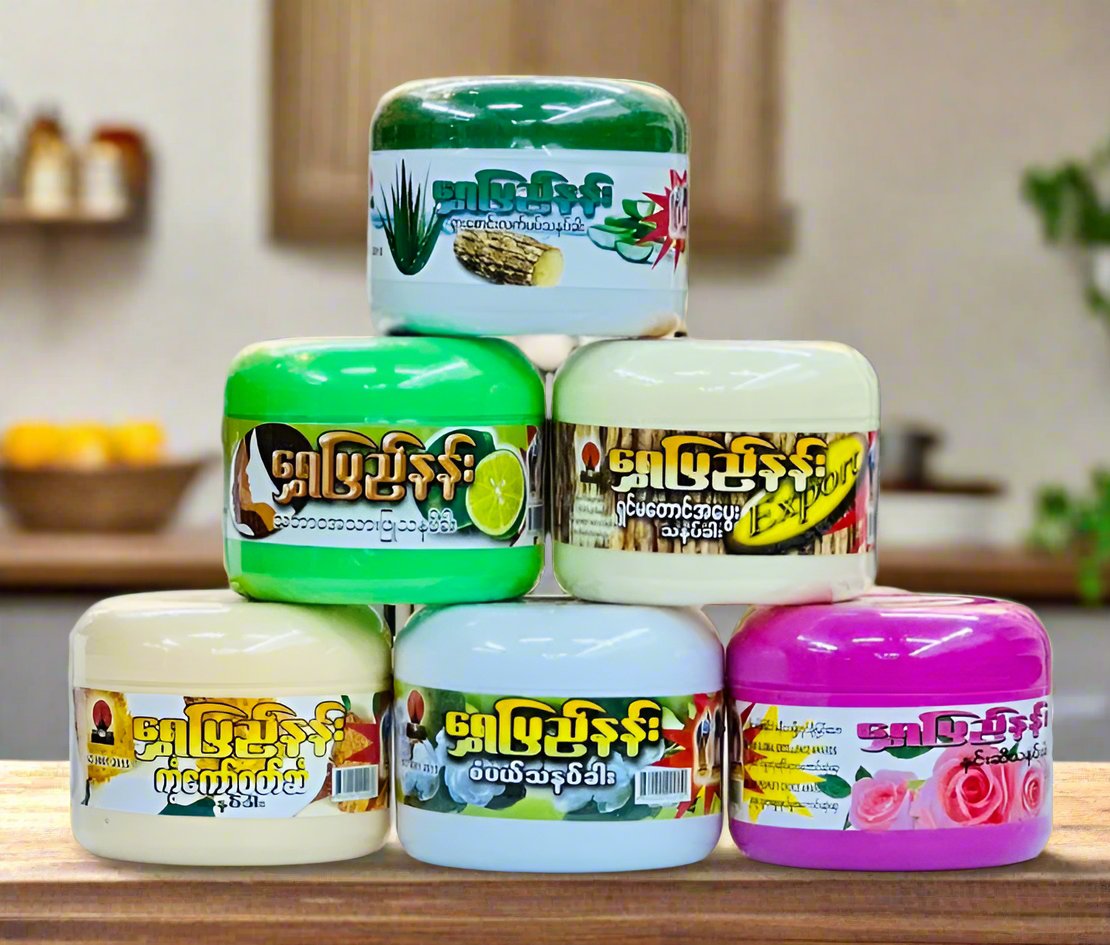 New Burmese Powder Thanakha Myanmar Wood Bark Tree Shwe Pyi Nann 140 ...