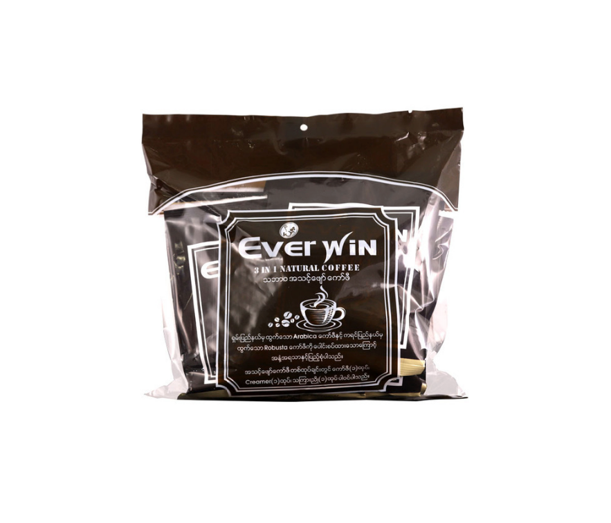 Ever Win 3 in 1 Natural Coffee (27g x10 sachets) 270g - Myanmar Burma ...