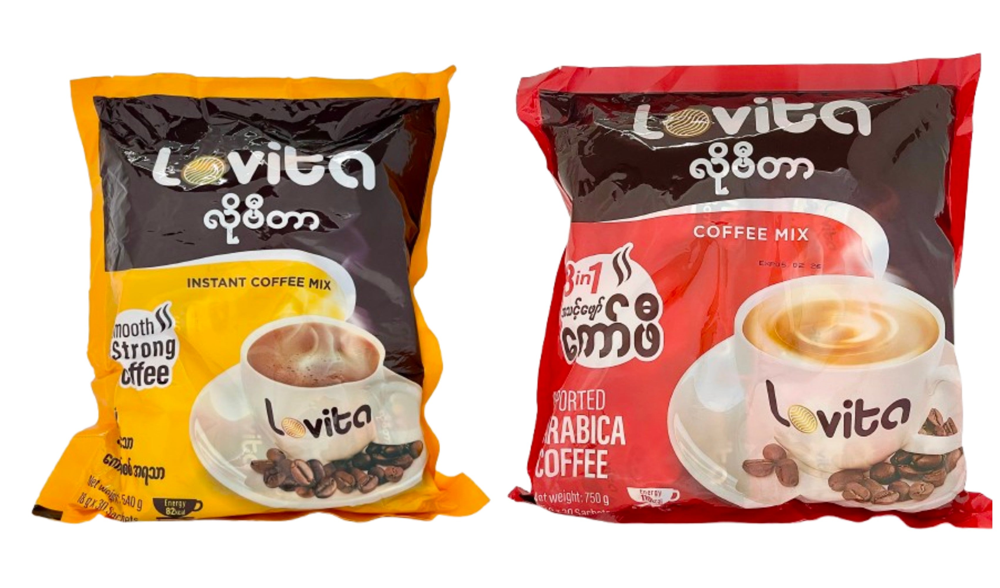Myanmar Import Arabica Coffee Mix Smooth & Strong 3in1 750G (25g x 30 ...