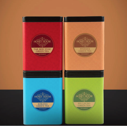The Honey House Green Tea Variety Flavours - Myanmar Burma – MyanmarMakers