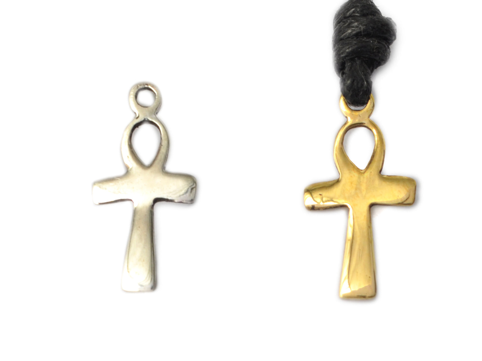 Egyptian Ankh Key Gold Brass Necklace Pendant Jewelry – MyanmarMakers