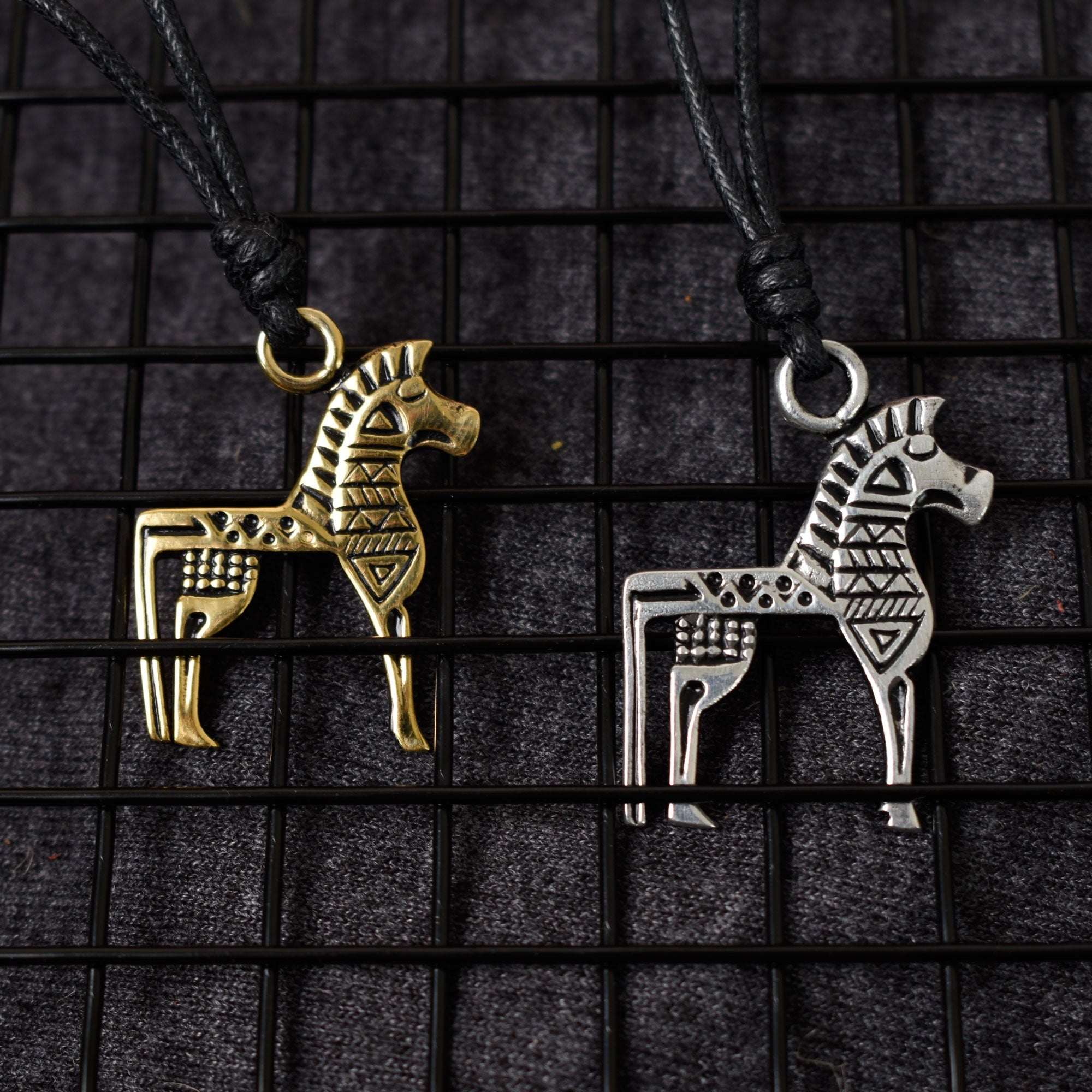 New Greek Trojan Horse Silver Pewter Gold Brass Charm Necklace Pendant ...