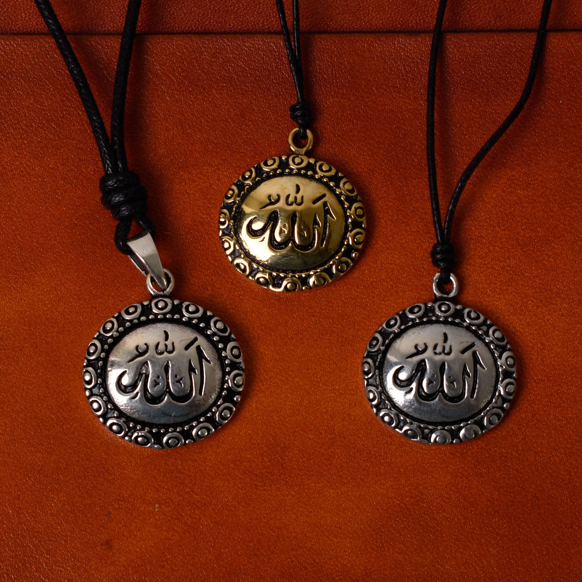 New Islam Muslim Allah Quran 92.5 Sterling Silver Charm Necklace ...