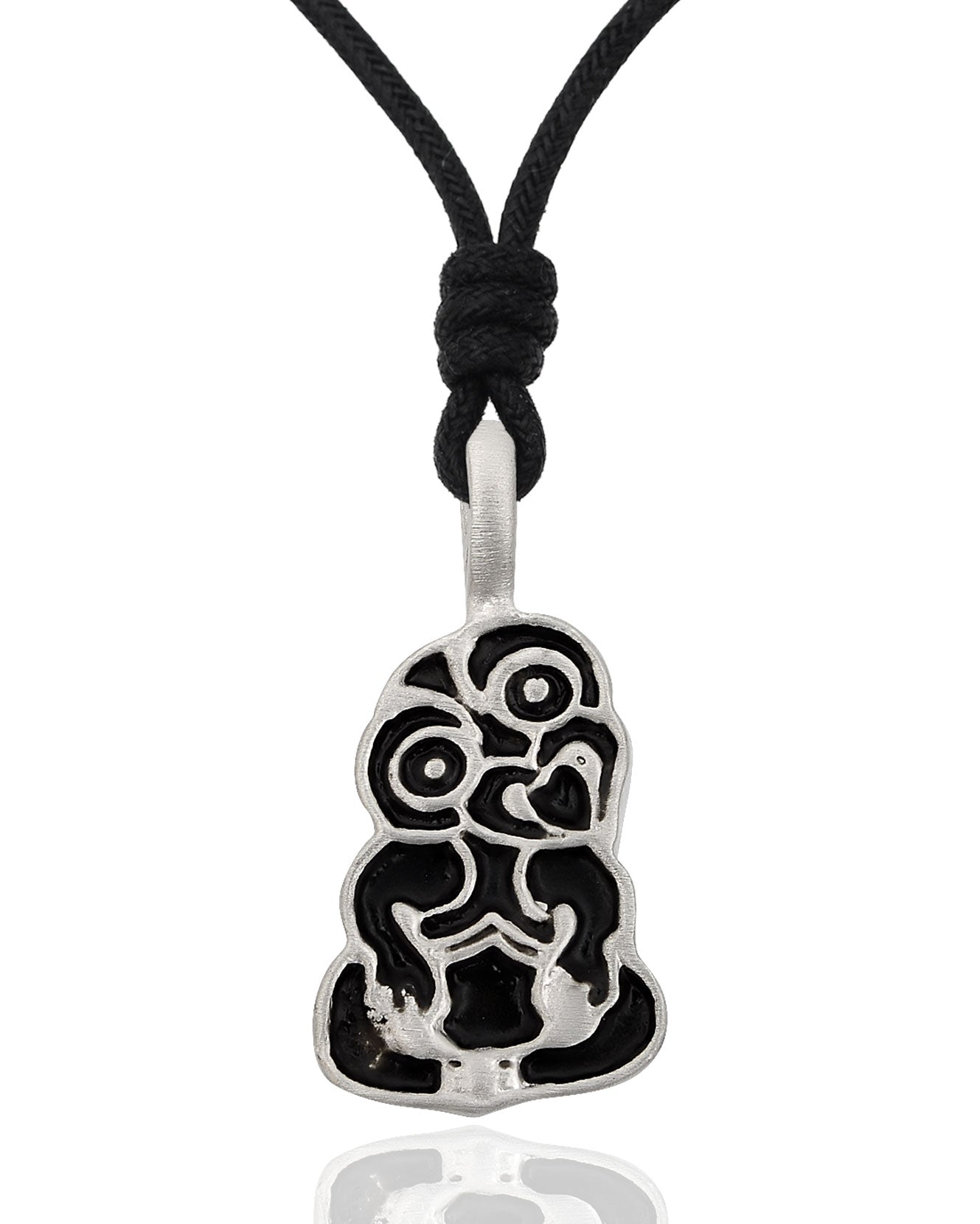 Fancy Maori Trible Hook Silver Pewter Charm Necklace Pendant Jewelry ...