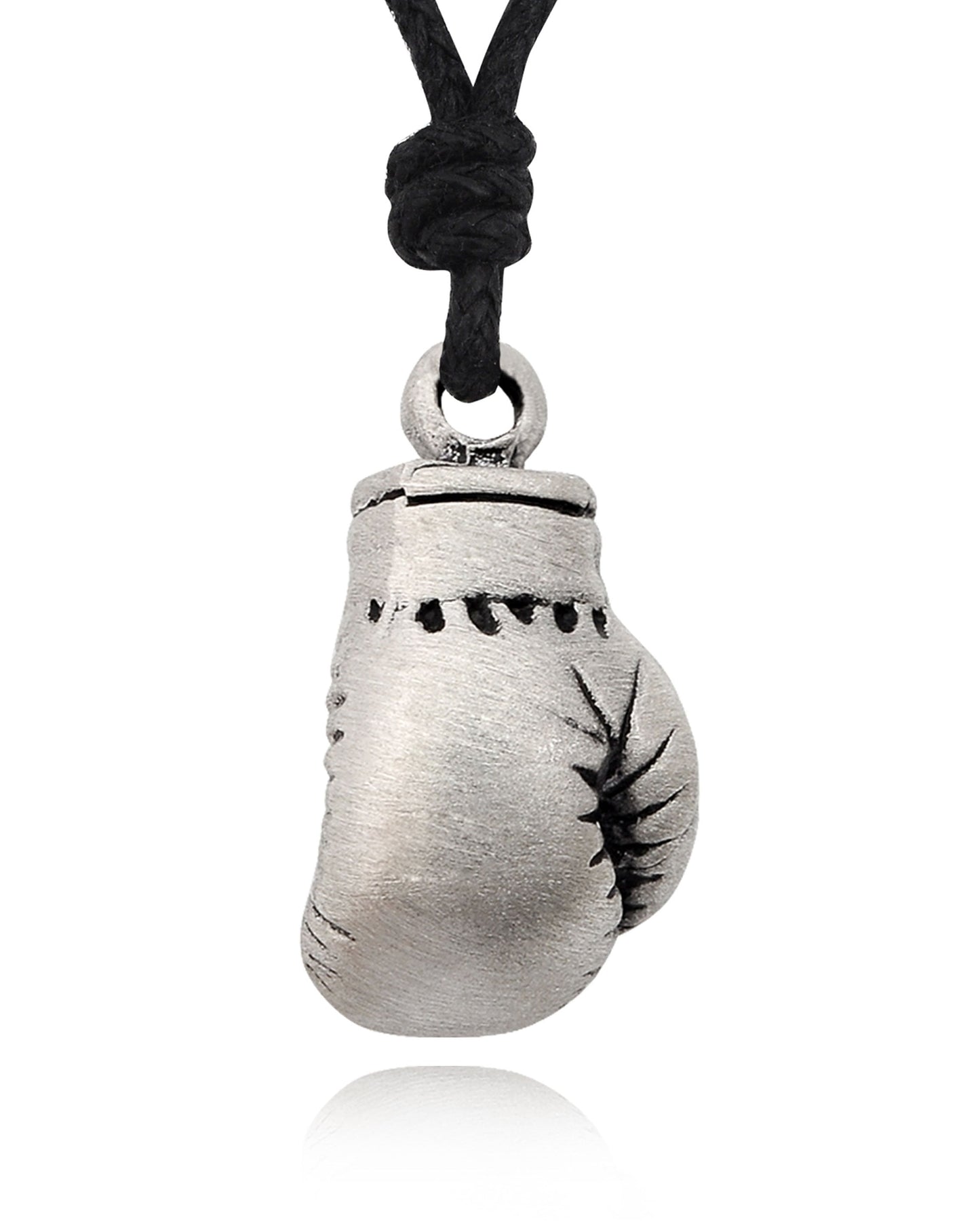 Boxing Glove Fighter MMA 92.5 Sterling Silver Pewter Necklace Pendant ...