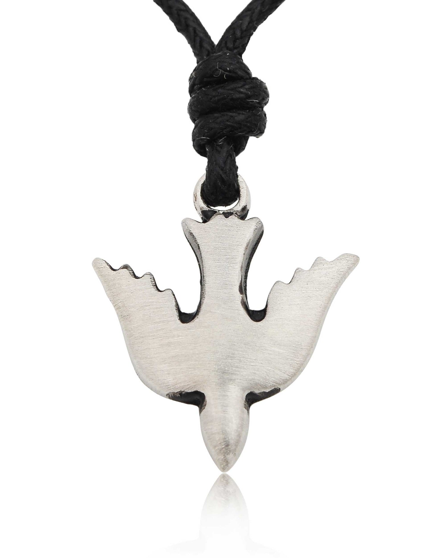 Dove Bird of Peace 92.5 Sterling Silver Pewter Brass Necklace Pendant ...