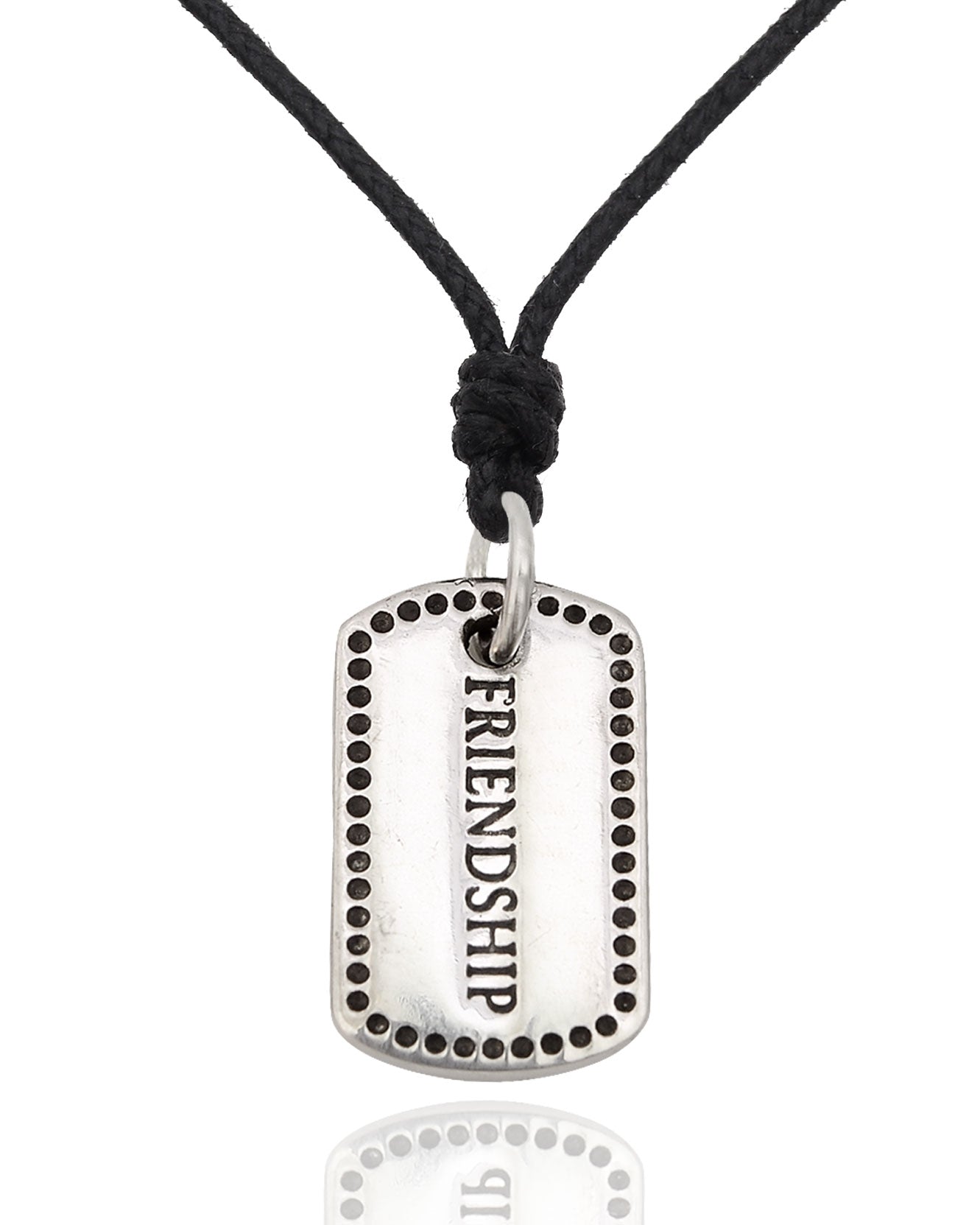 Friendship Best Friends Silver Pewter Charm Necklace Pendant Jewelry ...