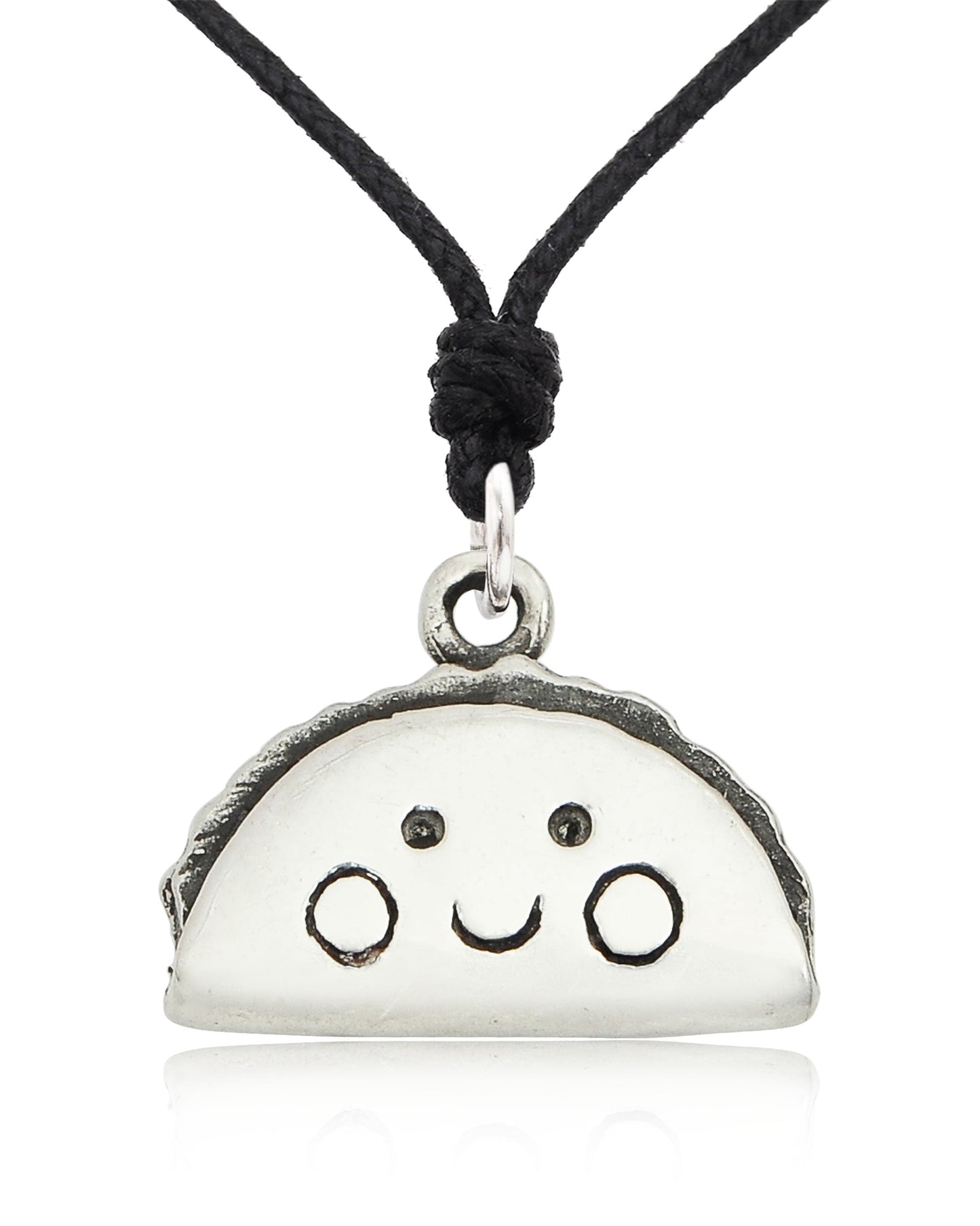 Lovely Tacos Size M & S Silver Pewter Gold Brass Charm Necklace Pendan ...