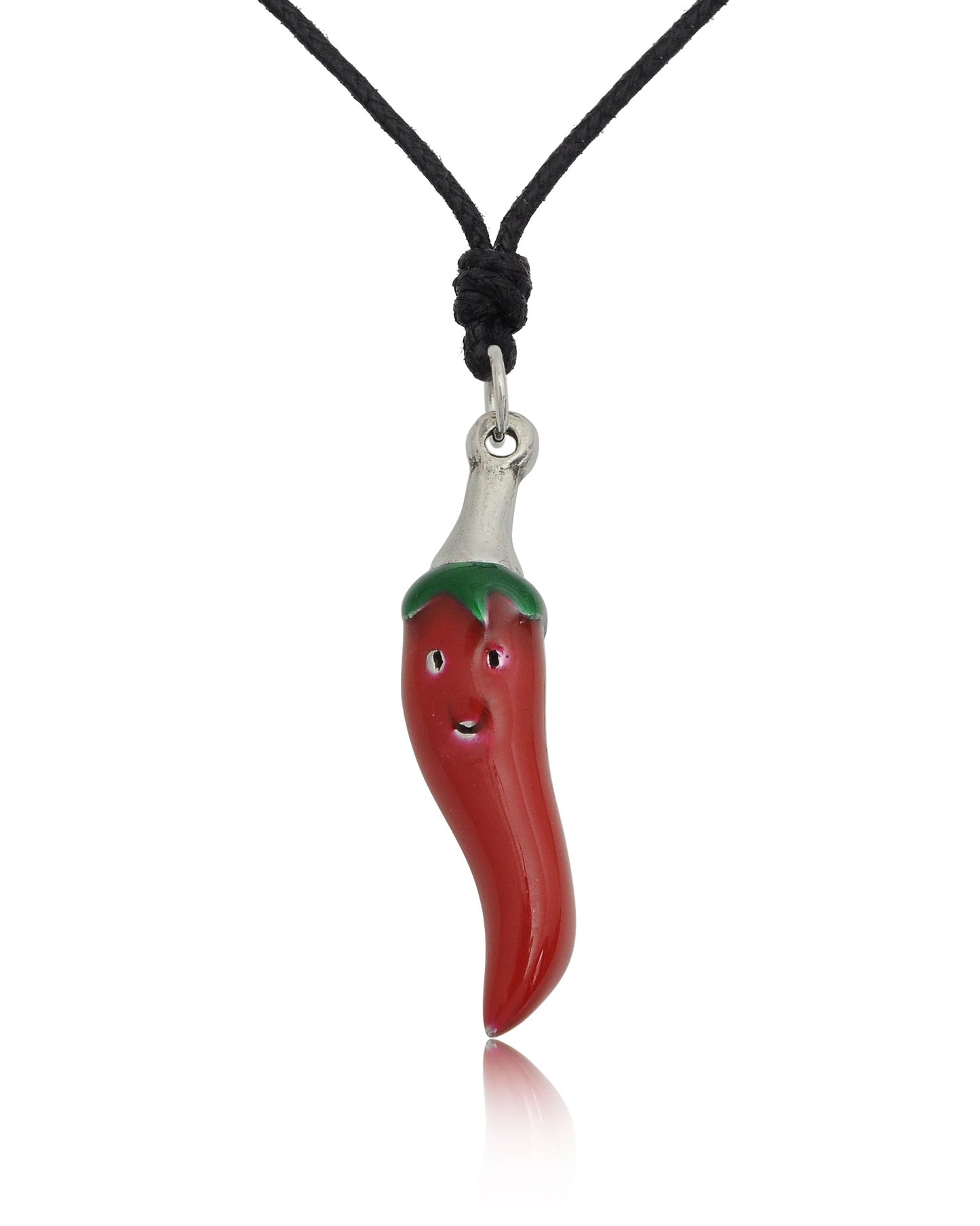 Italian Horn Chili Pepper Sterling-silver Pewter Charm Necklace Pendan ...