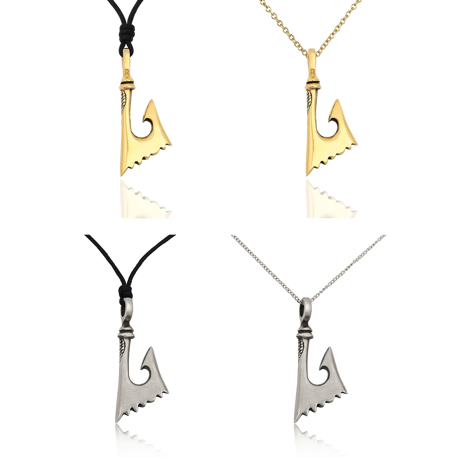 Lovely New Maori Tribal Silver Pewter Gold Brass Charm Necklace Pendan ...