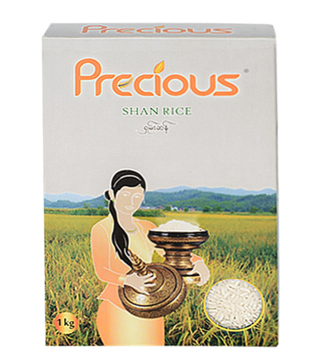 Precious Shan Rice White Burmese Myanmar Food – MyanmarMakers