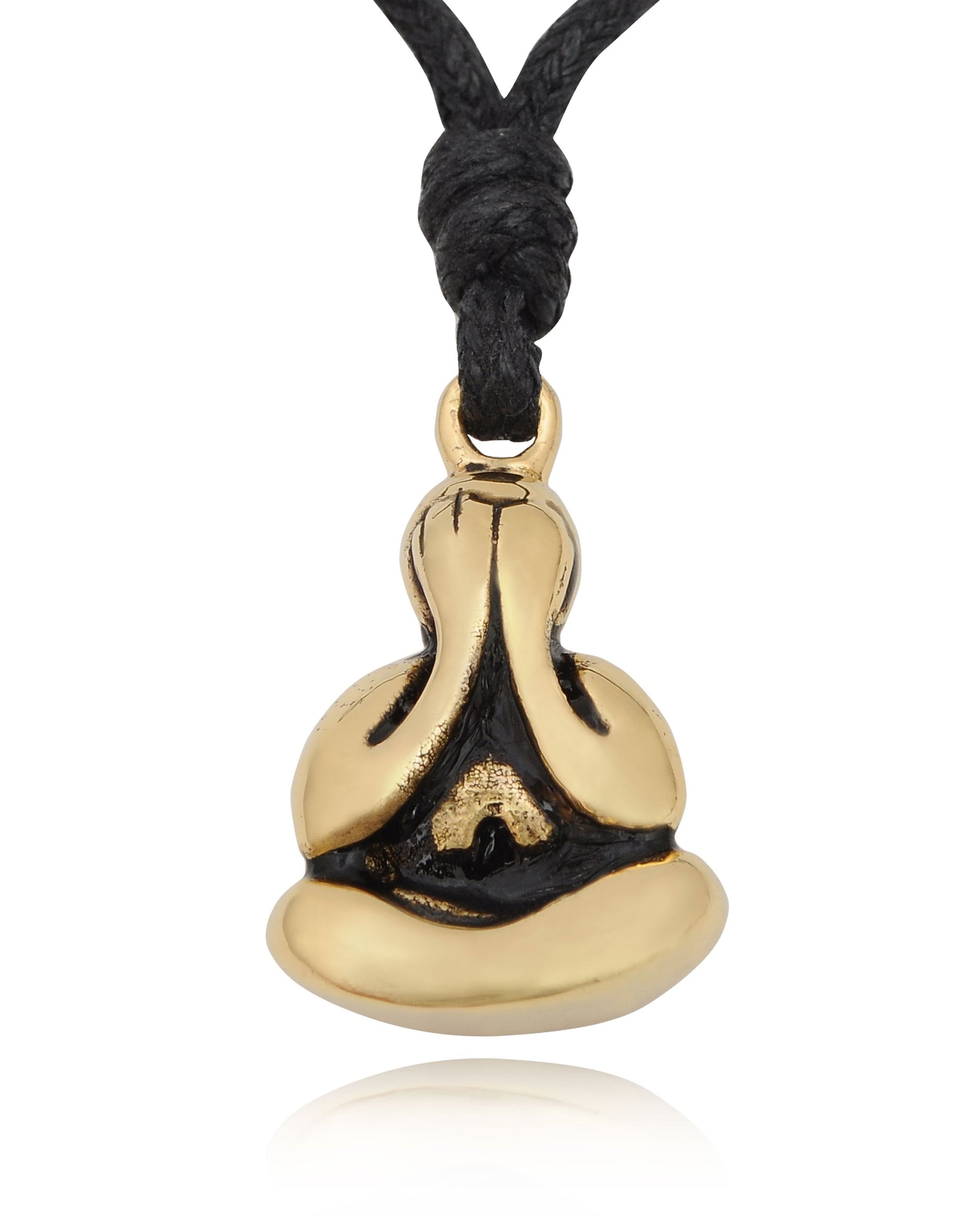 Monk Silver Pewter Gold Brass Charm Necklace Pendant Jewelry ...