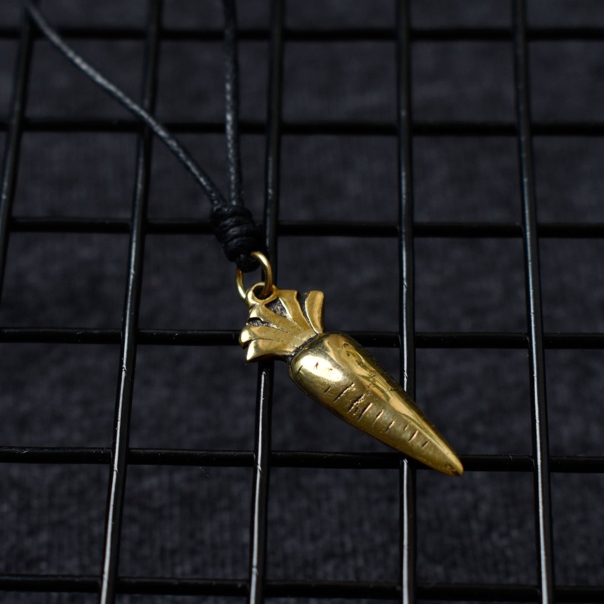 Smiling Carrot Silver Pewter Gold Brass Charm Necklace Pendant Jewelry ...