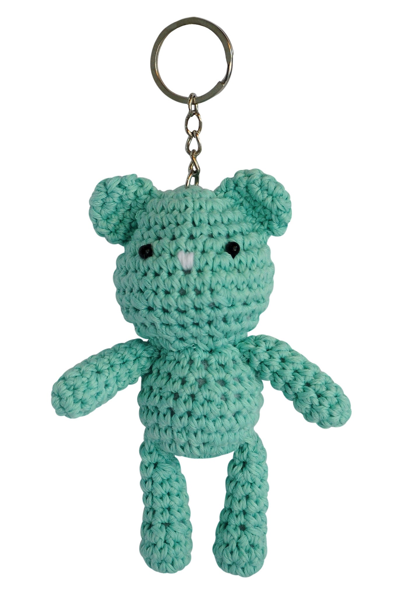 Teddy Bear Handmade Amigurumi Crochet Stuffed Keychains Keyrings VKC ...
